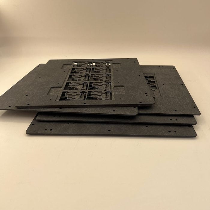 Black Durostone Composite Sheet - jatmaterial