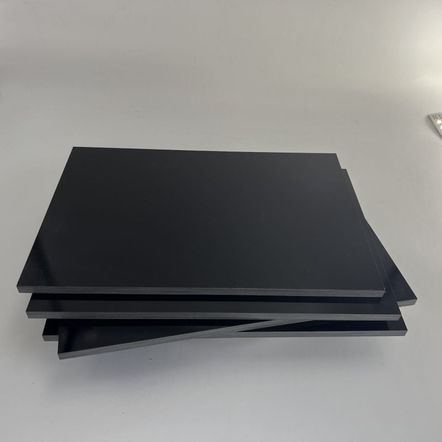 Black ESD G10/FR4 fiberglass sheet - jatmaterial